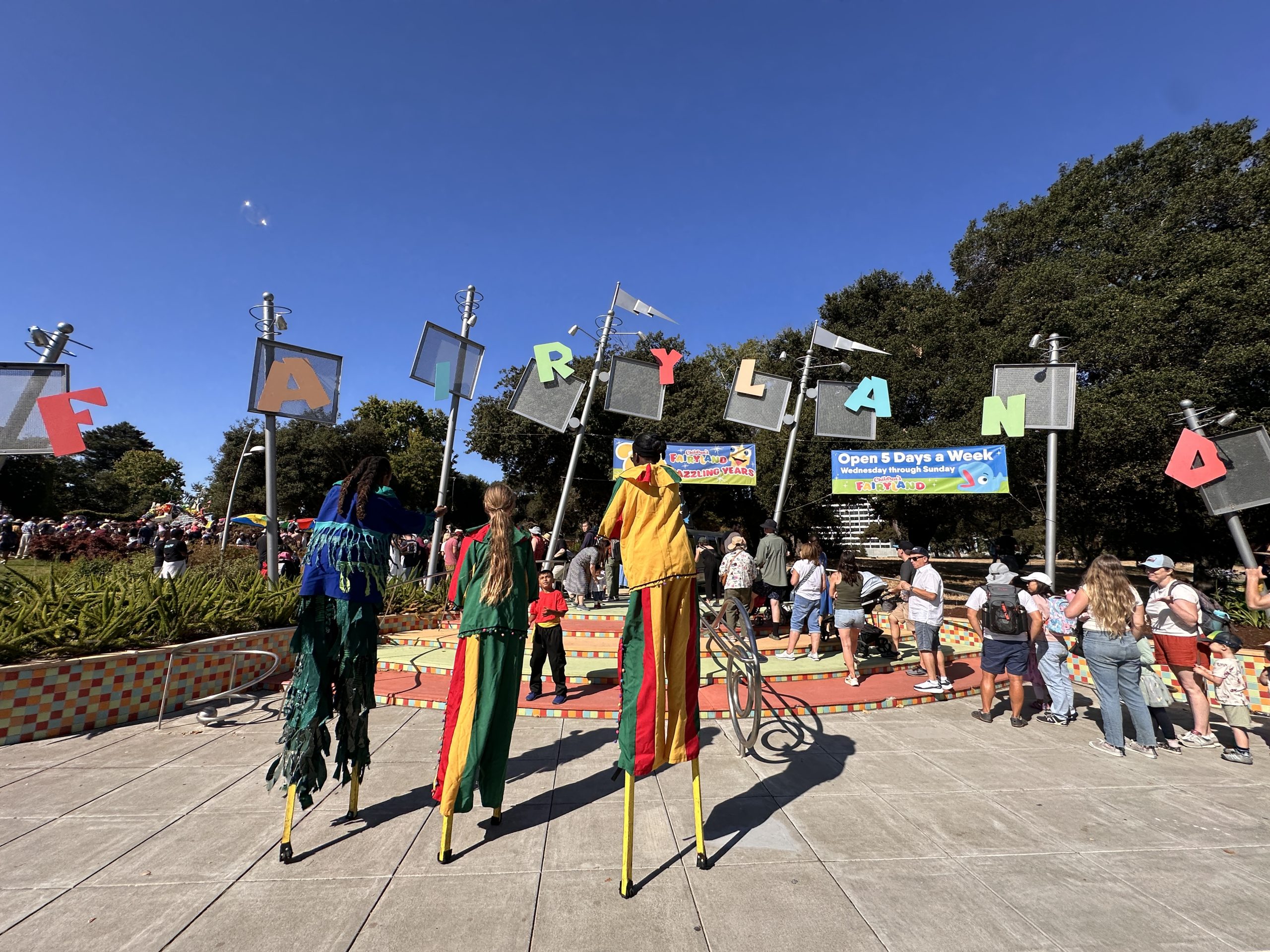 prescott-circus-stilt-walkers - Oakland Voices